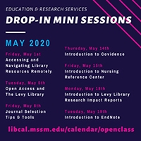 Icahn School of Medicine at Mount Sinai Library in COVID-19 Times: Part ...